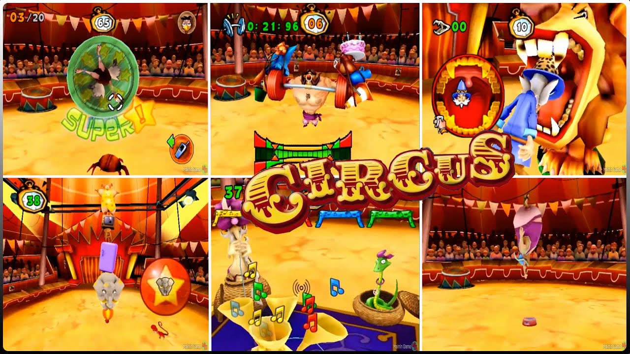 circus - nintendo wii minigames - YouTube