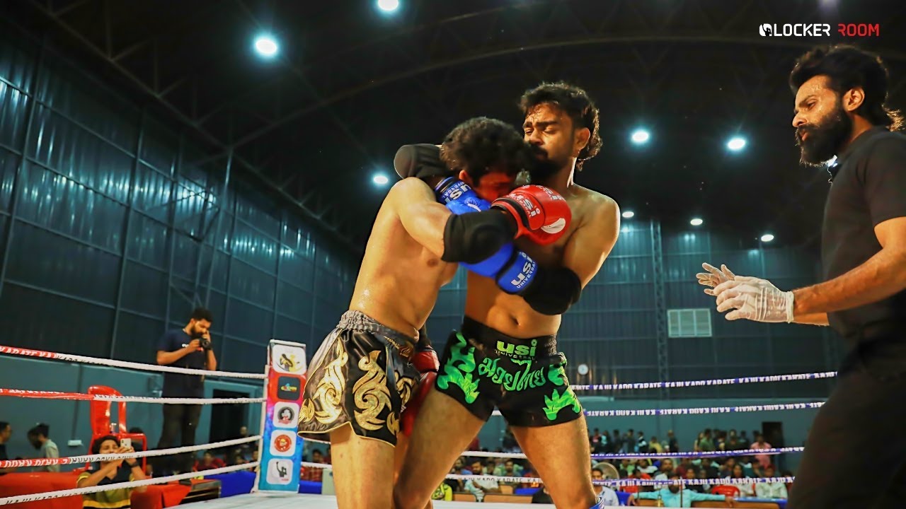 Mehaboob (CFC, Kochi) vs Mikhdad (Golden Dragon, Calicut) | Senior Muay ...