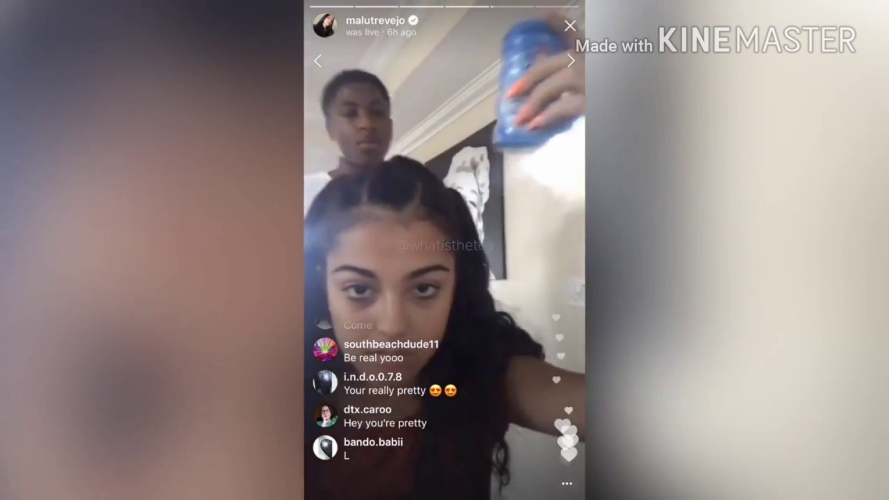 NBA Youngboy and Malu Trevejo snap on instagram live! There officially ...