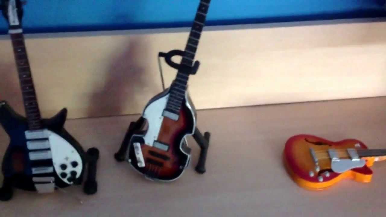 My two mini Beatles guitars - YouTube