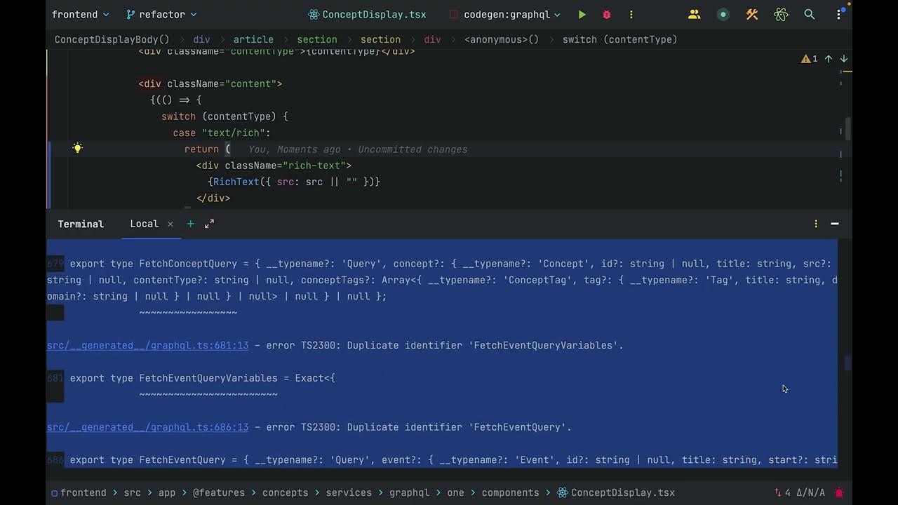 Devlog | refactoring session | Updating context structure (part 3) - YouTube