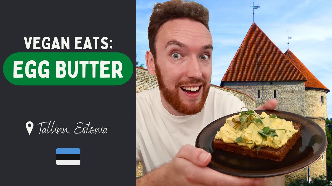 Egg Butter is a THING?! Tasting Vegan Munavõi in Tallinn, Estonia! 🇪🇪 ...