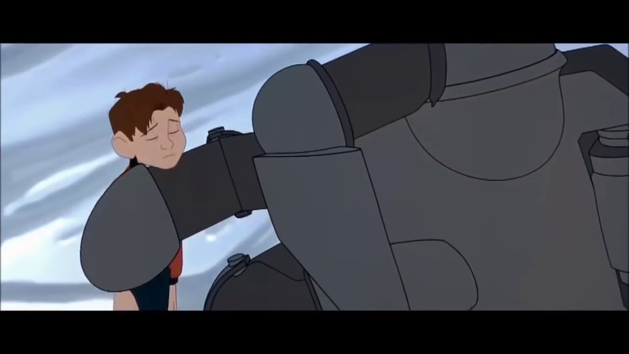 The iron giant's sacrifice | the iron giant (1999) - YouTube