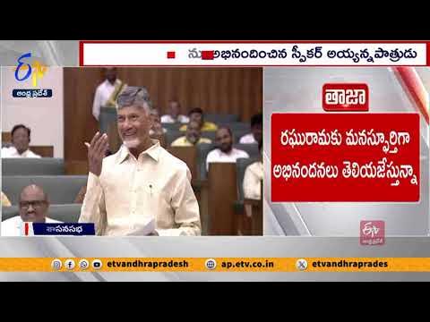 CM Chandrababu Powerful Speech On MLA Raghu Ramakrishna Raju Unanimously Elected as Deputy ...