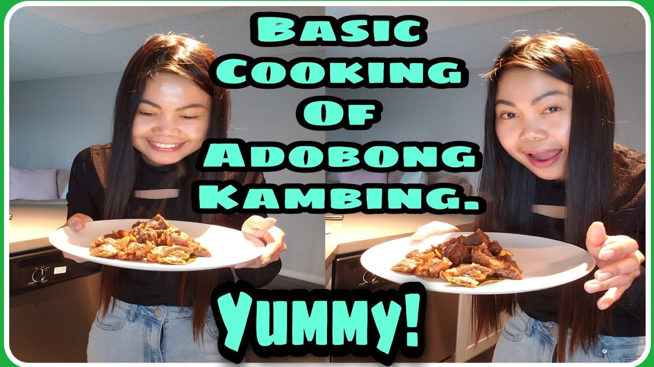 MY BASIC COOKING OF ADOBONG KAMBING OR GOAT MEAT/PINOY RECIPE - YouTube