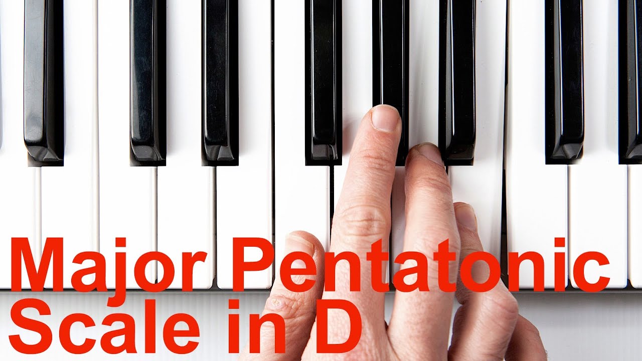 How to Play Major Pentatonic Scale in D | Keyboard Lessons - YouTube