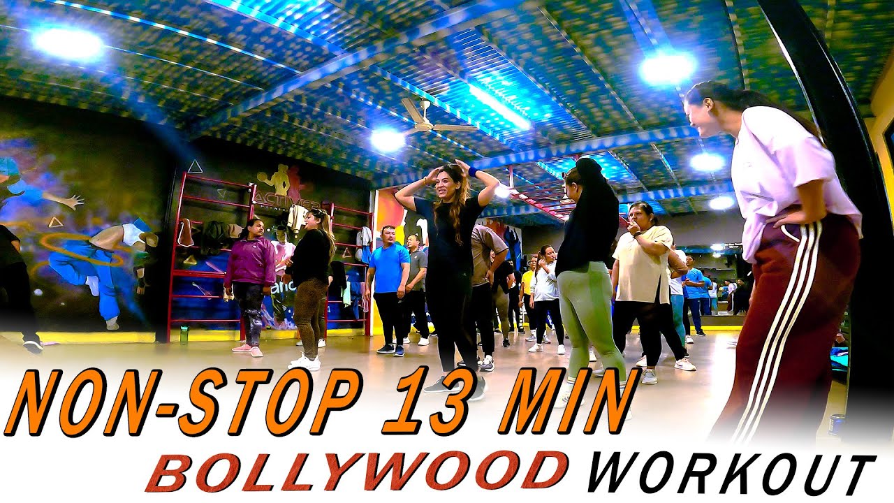 Non-Stop 13 Mins BOLLYWOOD WORKOUT | Dance Fitness | High On Zumba - A ...