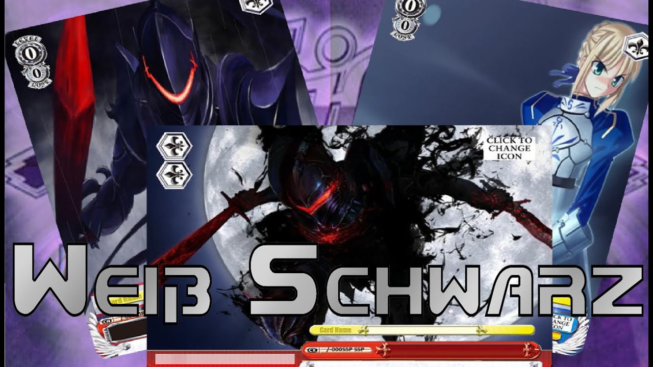 Weiß Schwarz - Magic the Set Editor Template - YouTube