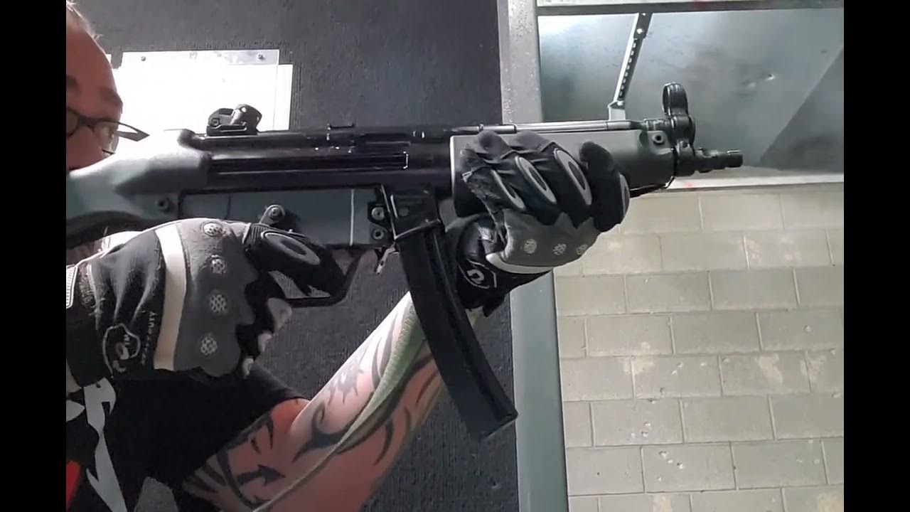 AP5 with franklin armory bianary trigger - YouTube