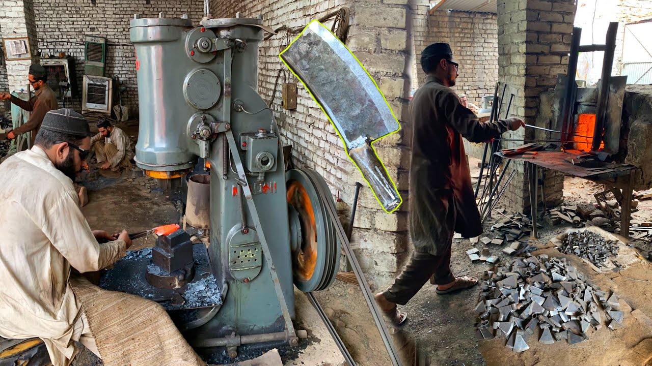 process Of Manufacturing butcher Knife From leaf Spring/knife/Factory # ...