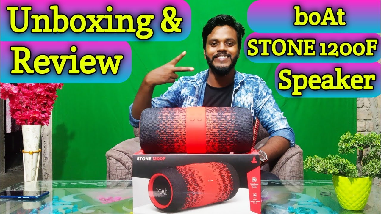 boAt Stone 1200F Unboxing & Review | 14W Bluetooth Speaker | IPX7 and ...