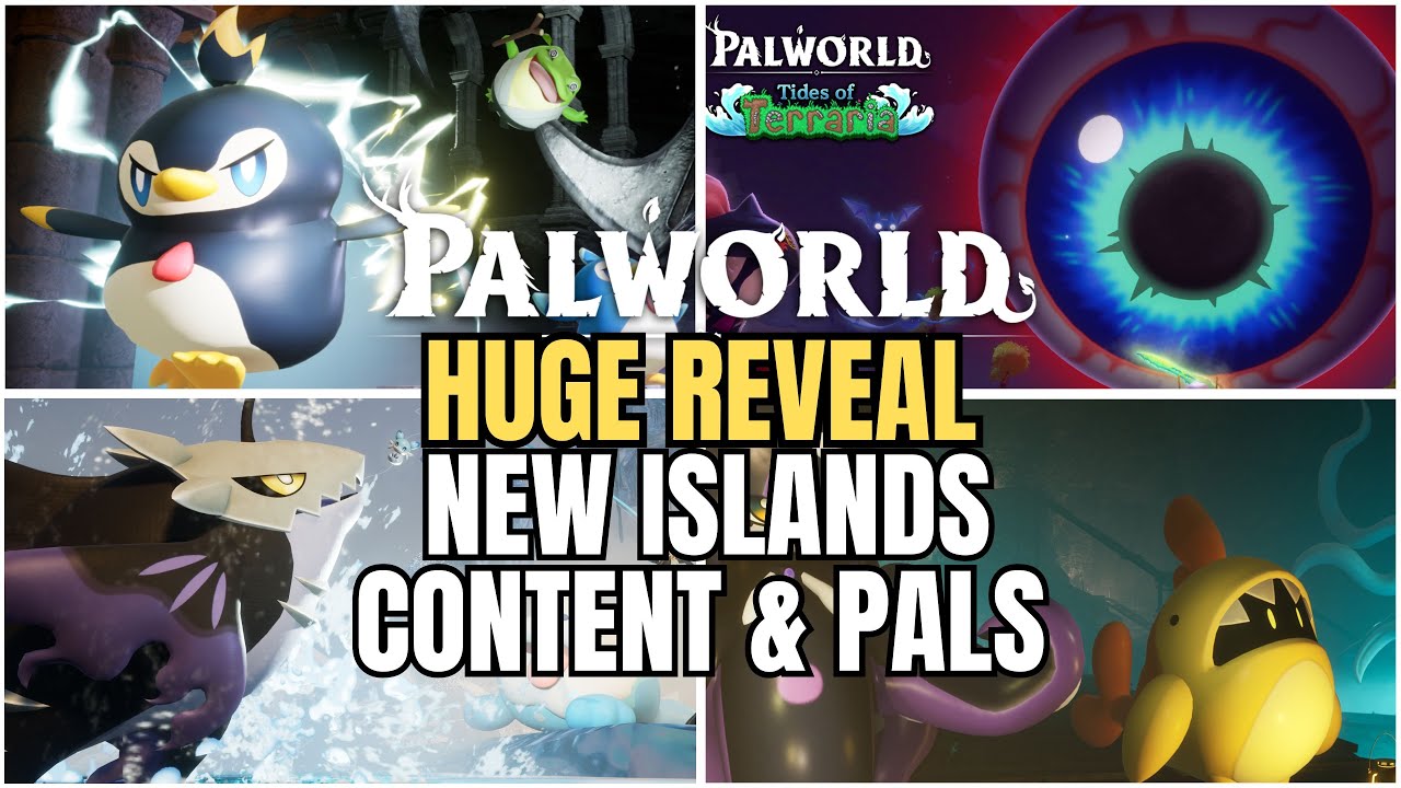 New Palworld Update: New Pals, New Content (Fishing), & New Islands ...