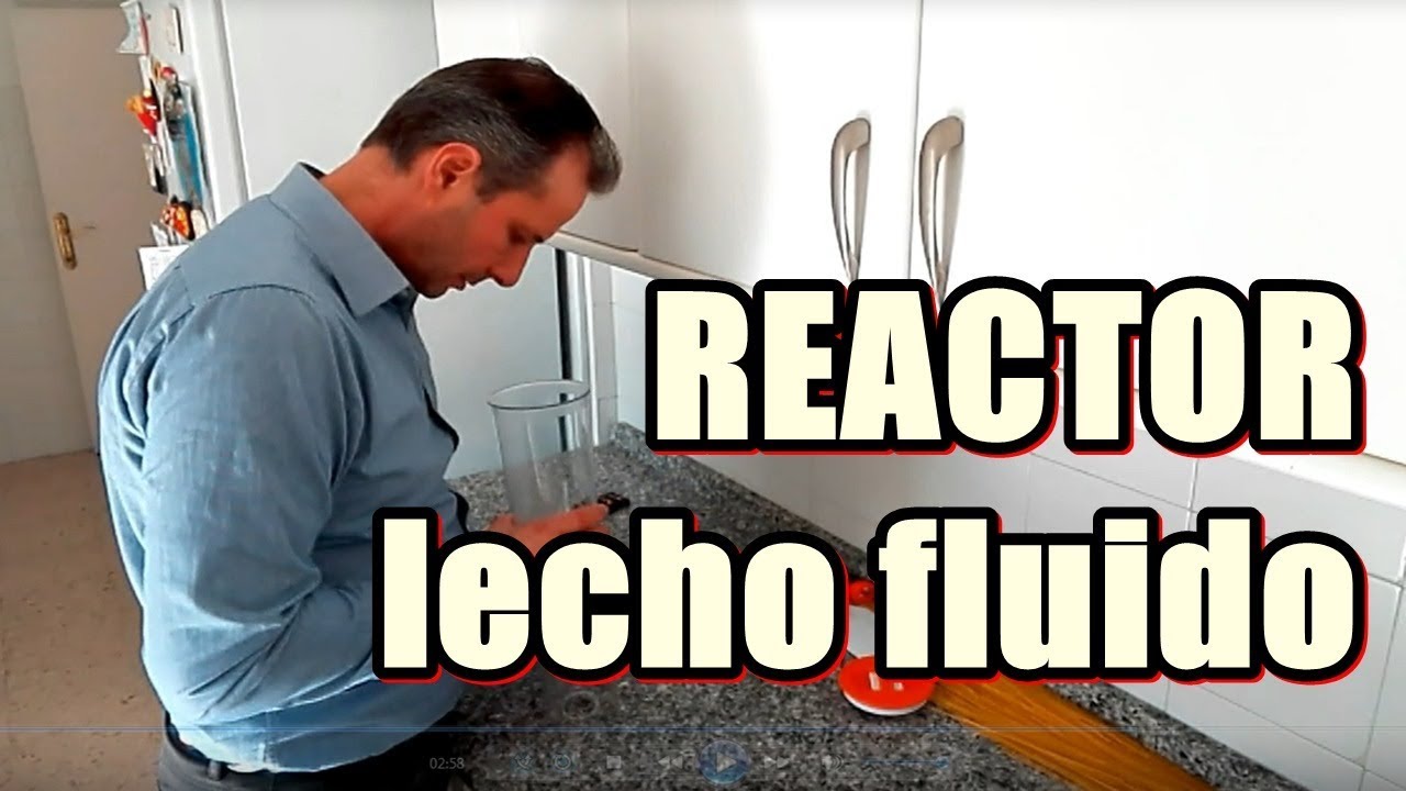 Reactor lecho fluido casero - YouTube