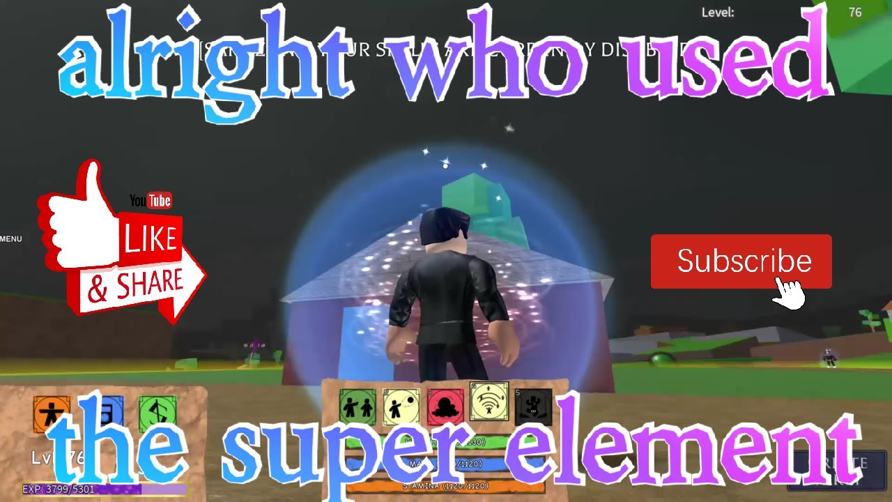 A powerful element - Elemental Battlegrounds (Roblox) - YouTube