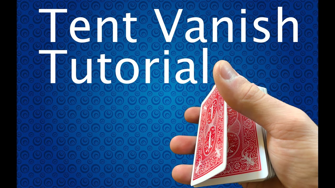 Amazing Cool Card Vanish - Tutorial (Tent Vanish) / TheMystefyer1 - YouTube