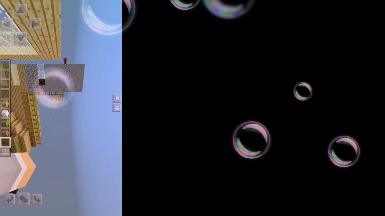 Minecraft with bubbles - YouTube