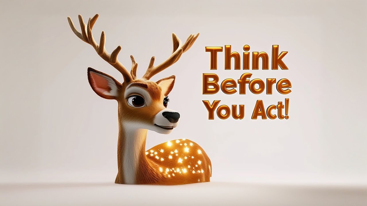 Think Before You Act! | Good Habit Rhymes | English Nursery Rhymes ...