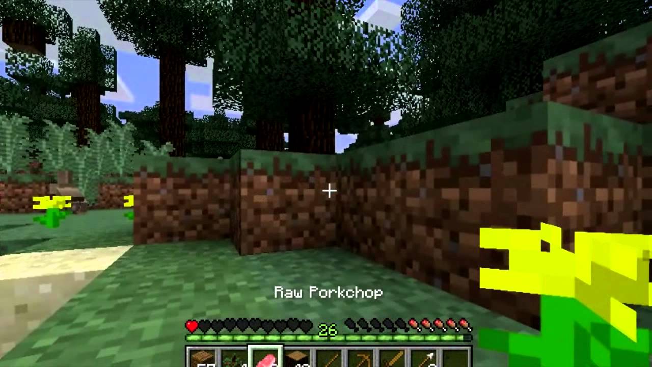 Minecraft: 4 Player Survival Episode 1 - YouTube