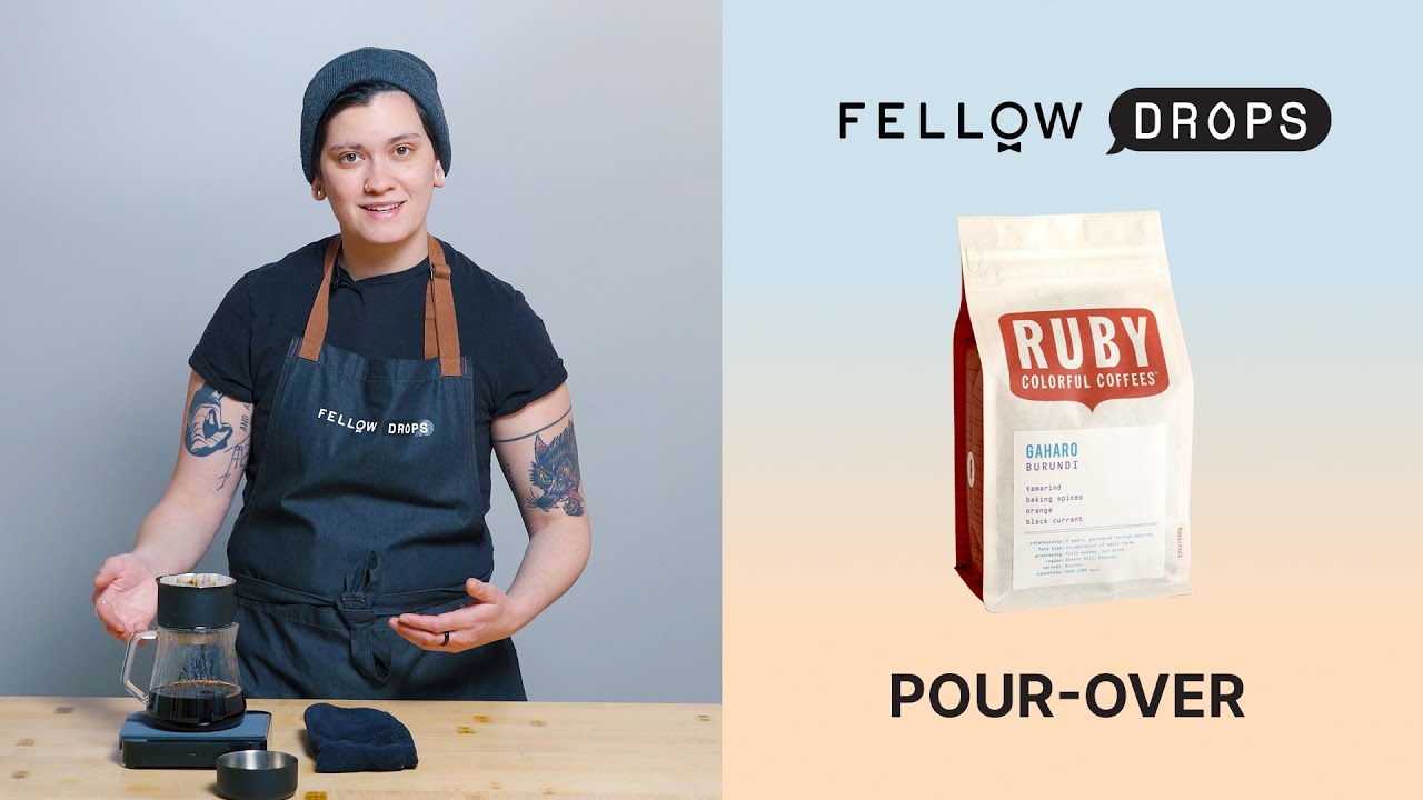 Fellow's Take on Burundi Gaharo from Ruby Coffee Roasters | Pour-Over Brew Guide - YouTube