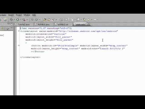 Android Tutorial 2 Launch another Activity from Button YouTube - YouTube