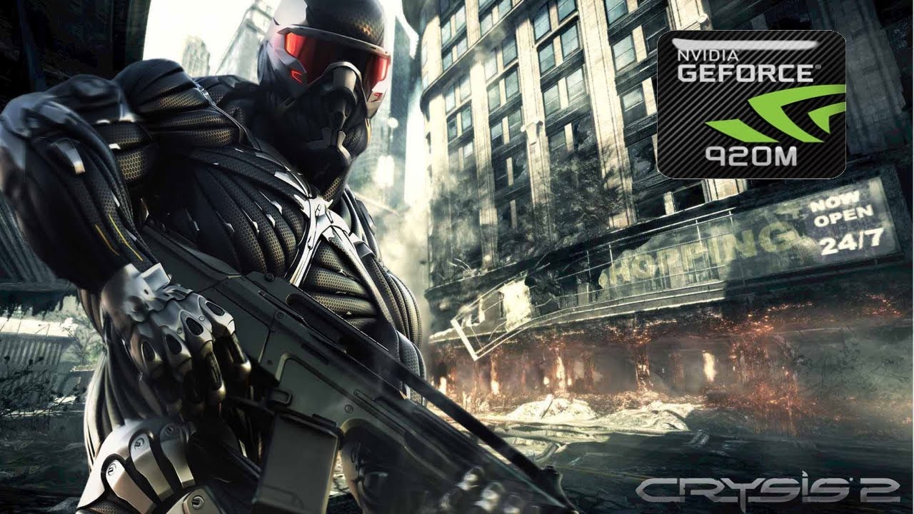 Crysis 2 on GeForce GT 920M | Windows 10 - YouTube
