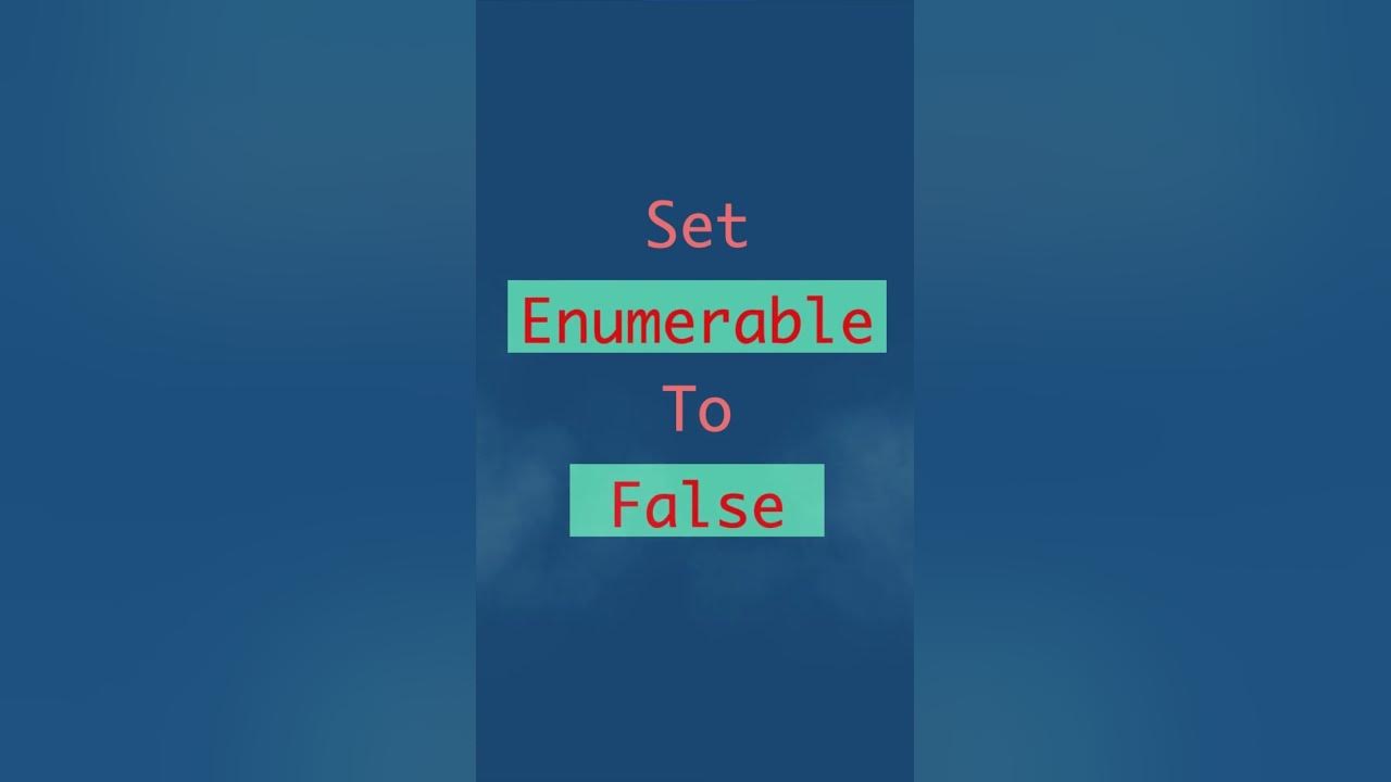 Javascript Enumerable Vs Non Enumerable Youtube