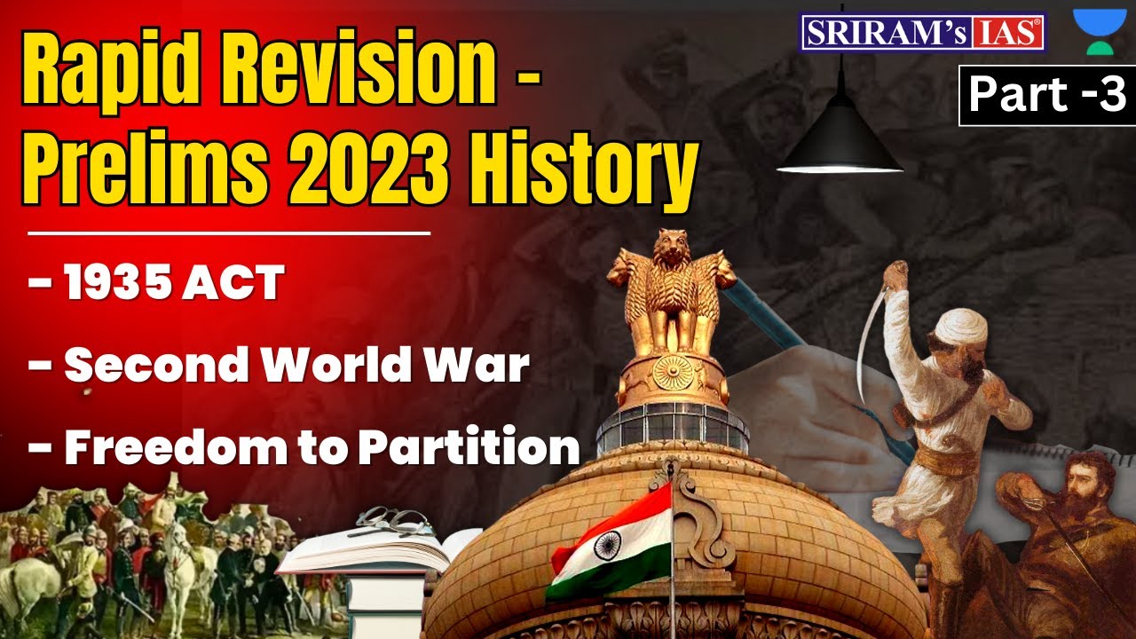 Rapid Revision | P2: 1935 Act, Second World War, Freedom to Partition ...
