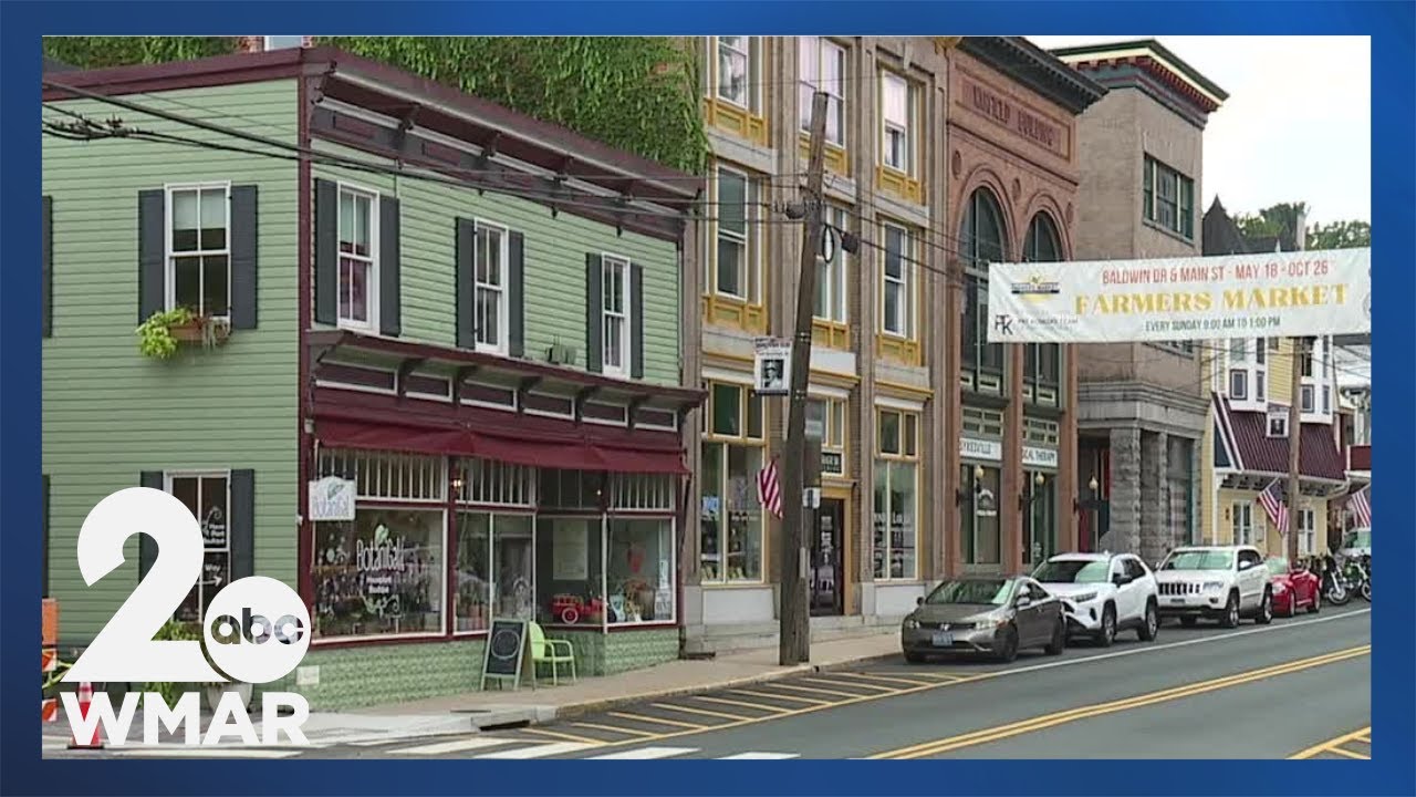 Sykesville improves historic downtown structures - YouTube