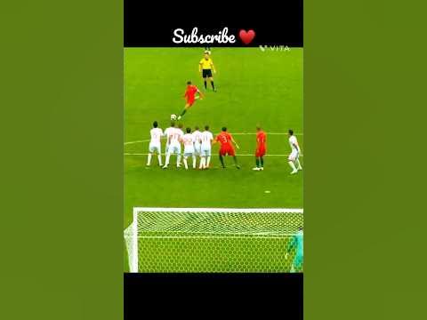 Cristiano Ronaldo caused a traffic jam just for one free kick ♥️ #ronaldo #portugal #spain # ...