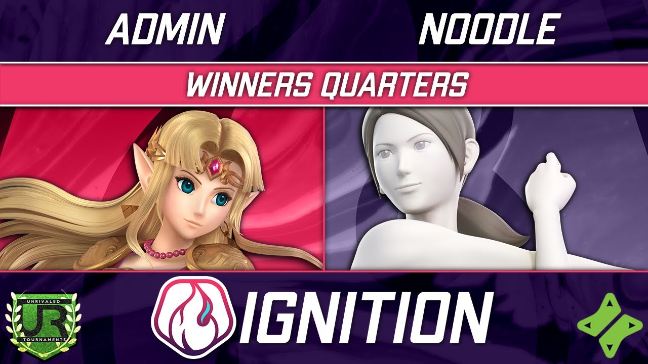 Admin (Zelda) vs NOODLE (Wii Fit Trainer) - Ignition 355 WINNERS ...
