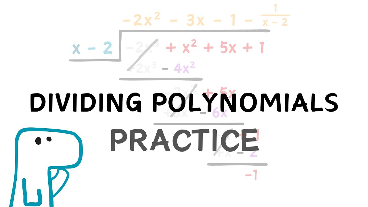 PRACTICE 3 Polynomial Long Divisions! - YouTube