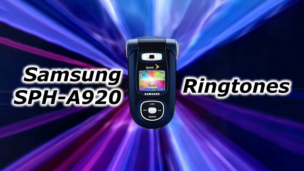 [OVERDUE, READ DESC] Samsung SPH-A920 Ringtones on 3 different sound ...