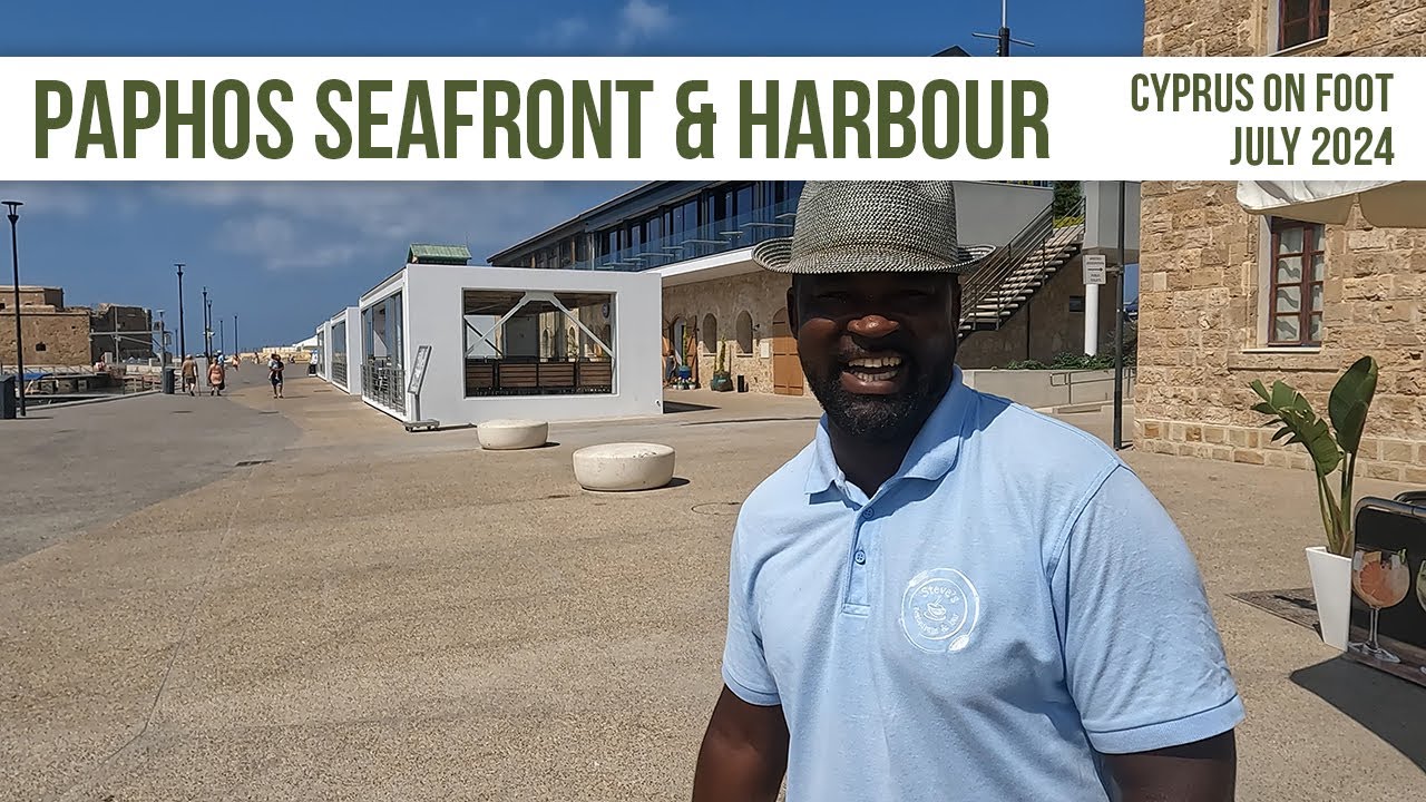 Paphos Sea Front and Harbour Stroll - YouTube
