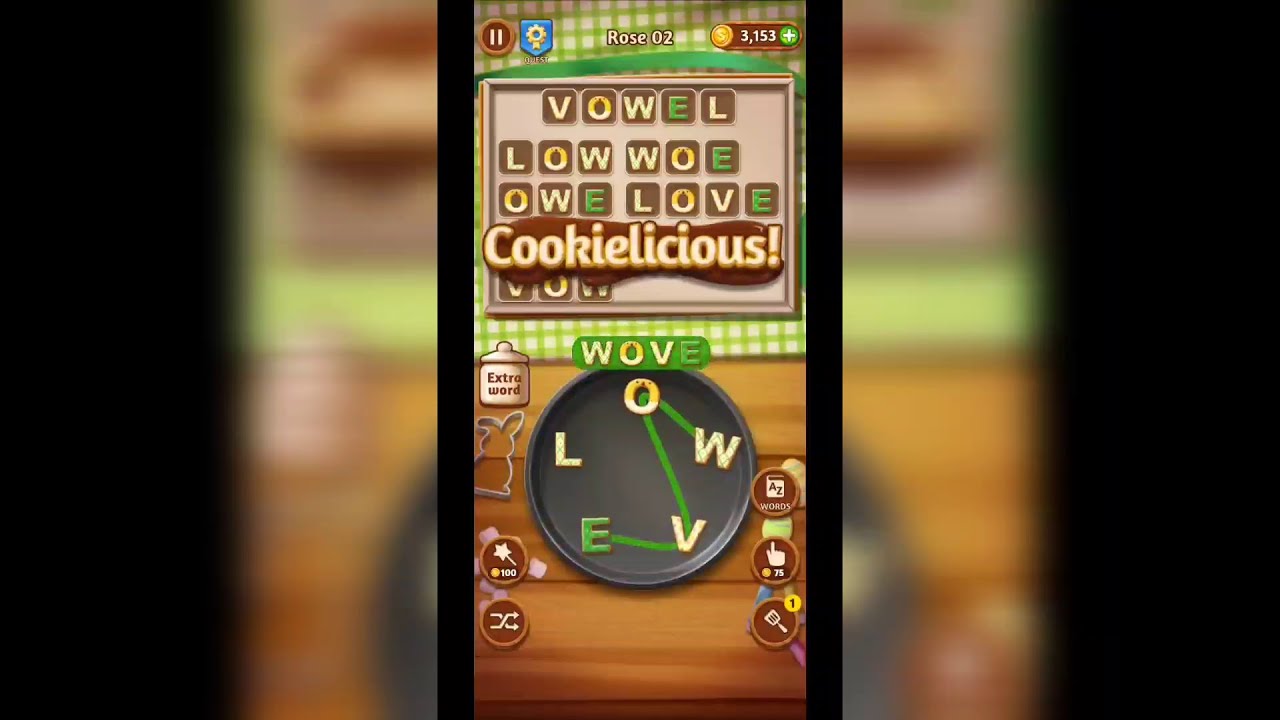 Word Cookies Rose Level 2 Solved - YouTube