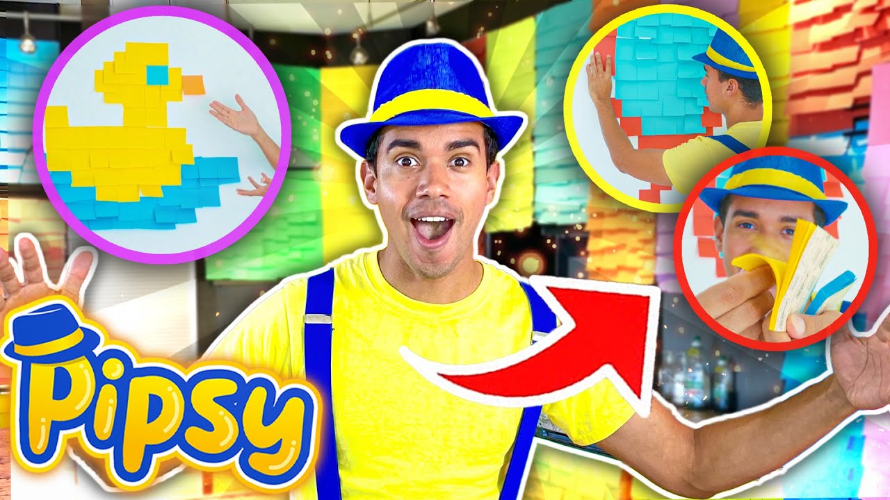 Pipsy Teaches Colors With Sticky Notes (2022) | Educational Videos For ...