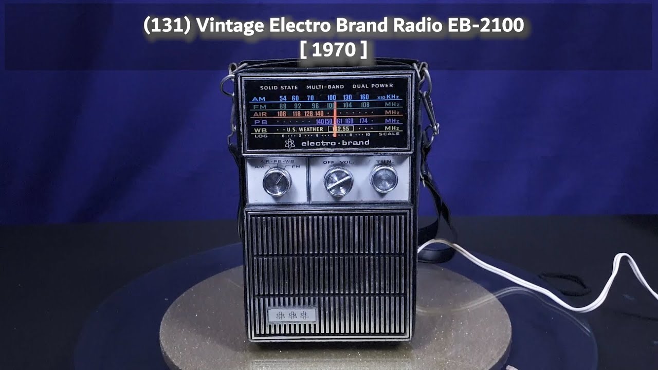 (131) Vintage Electro Brand Radio EB-2100 [ 1970 ] - YouTube