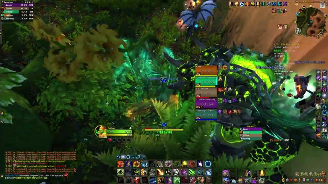 Everbloom 22+ Resto Druid | Dragonflight S3 Mythic Plus Wow 10.2 - YouTube