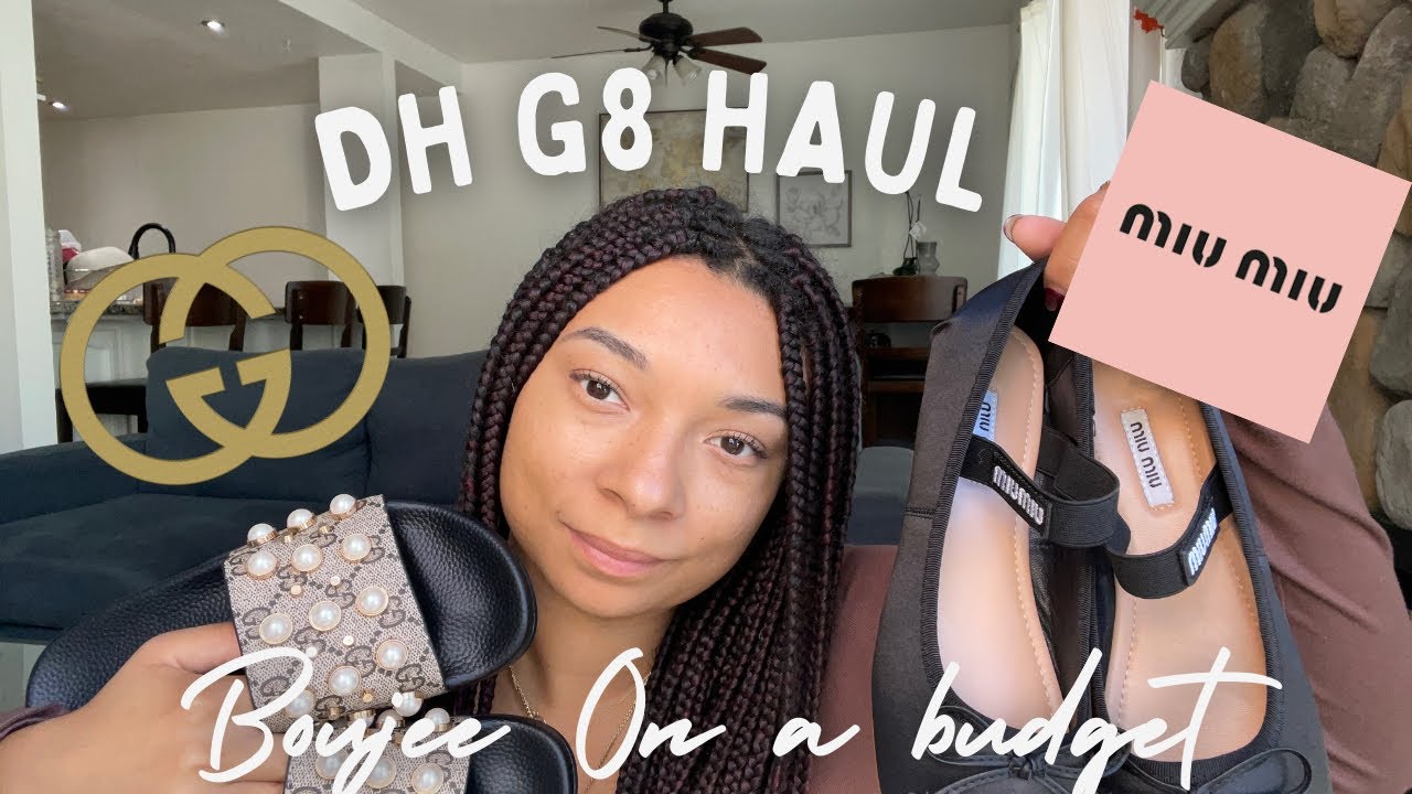 DHgate Haul | Boujee on a budget Pt.4 | Gucci, Miu Miu ballet flats ...
