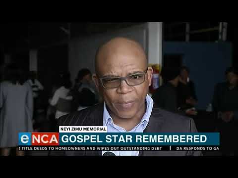 Gospel star Neyi Zimu remembered - YouTube
