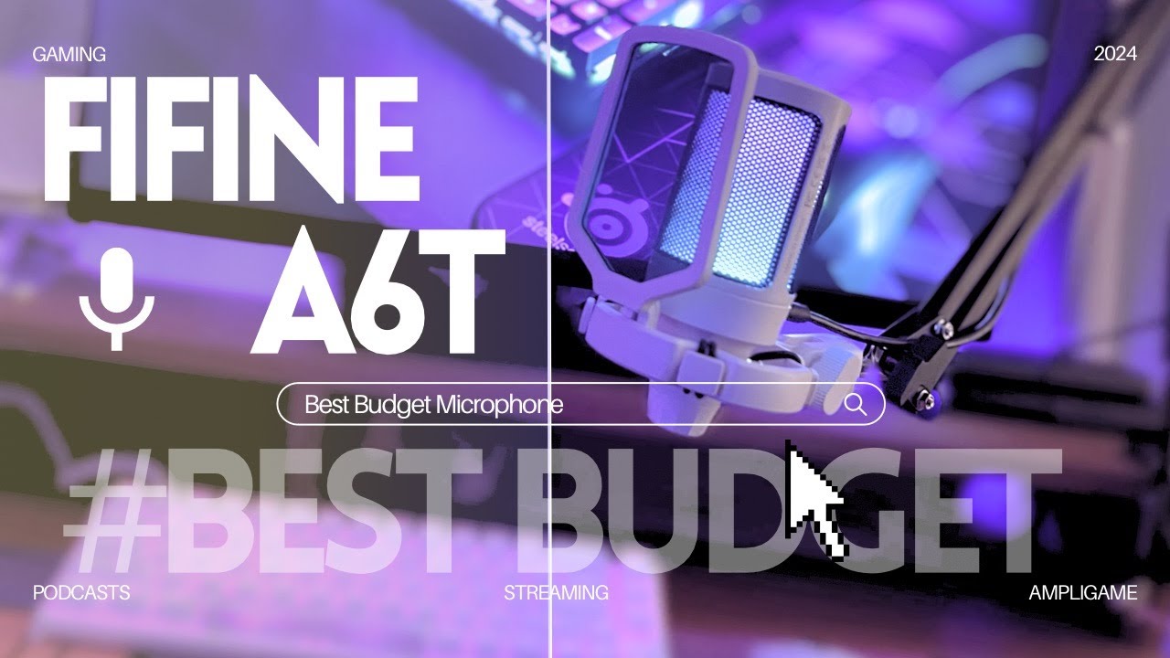 The BEST Affordable Microphone: Fifine Ampligame A6T KIT! - YouTube