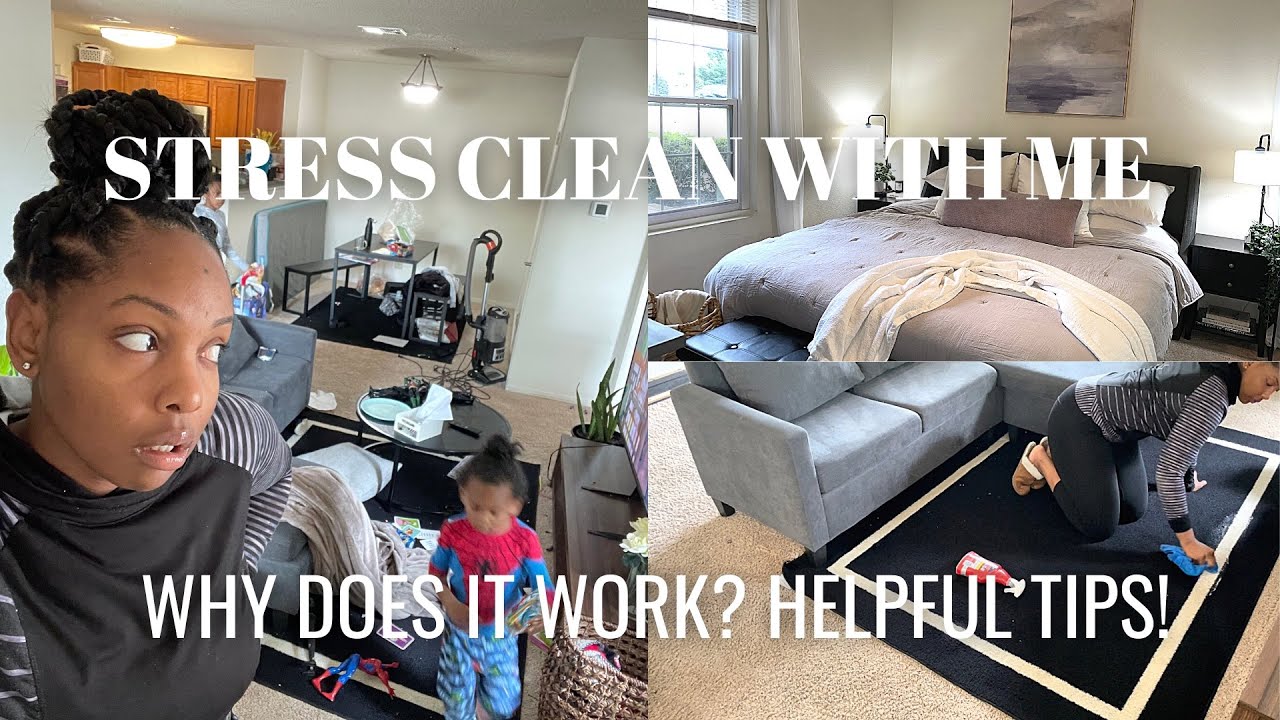 STRESS CLEANING | MOTIVATING CLEAN WITH ME 2021 | CLEANING THE ANXIETY ...