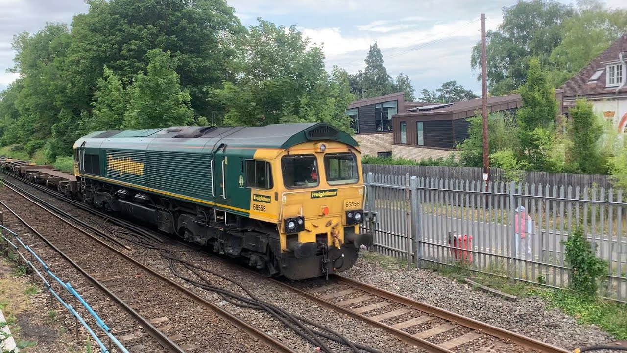 Class 66 | 66558 | Freightliner - YouTube