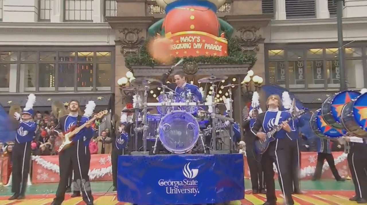 Georgia State University Marching Band in the Macy's Thanksgiving Day ...