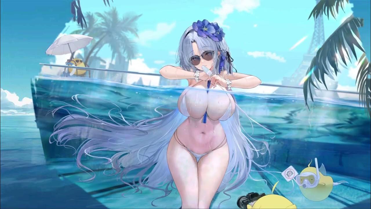 Azur Lane: FFNF Alsace L2D Skin Unique Touch (Heat-Beating Summer Sacrament) 1 - YouTube