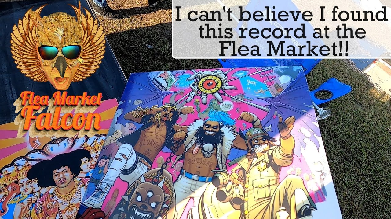 Flea Market Hunting for DVDs Video Games CDs Vinyl Records - YouTube