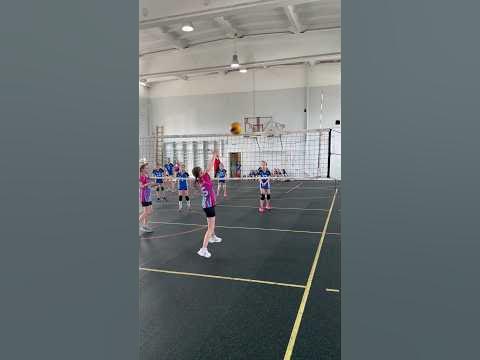 Настоящий детский волейбол #sport #volleyballgirls #volleyball - YouTube