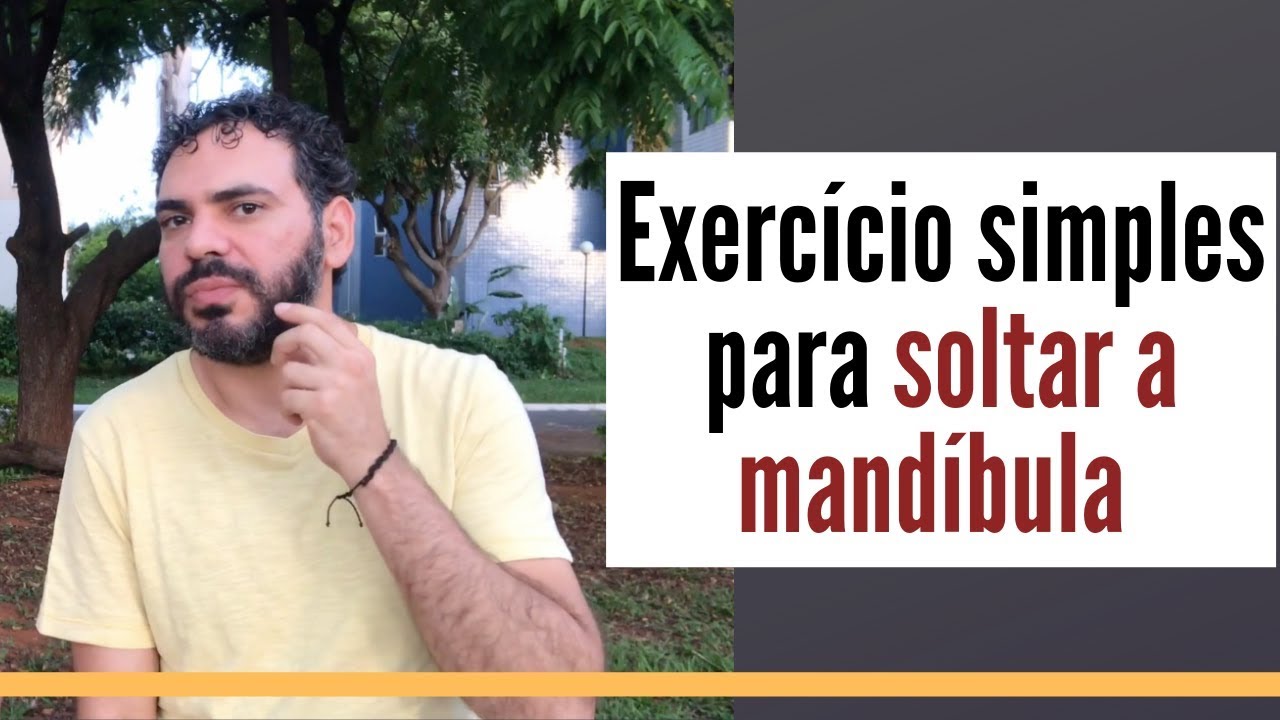 Exercício simples para soltar a mandíbula!! - YouTube