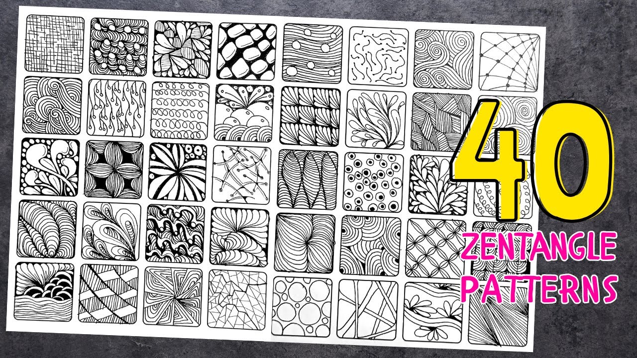 Draw These Simple Patterns to Quiet Your Mind - YouTube