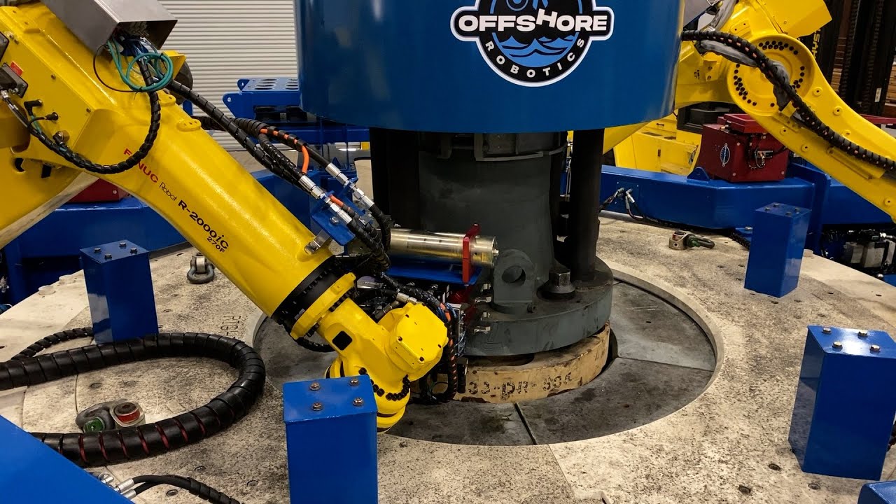 Transocean's Robotic Riser System - YouTube