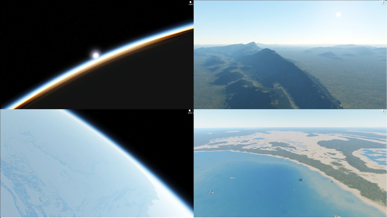 Endless Earth to Space - Outerra - YouTube